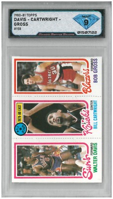 1980-81 Topps WALTER DAVIS - BILL CARTWRIGHT - BOB GROSS #158 💎 DSG 9 ...