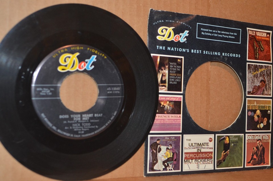 NICK TODD: MY LITTLE GIRL; 1958 DOT 15860 MINT- TEEN 45 RPM | eBay