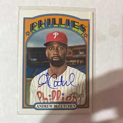 Andrew Mccutchen Topps heritage Autograph | eBay