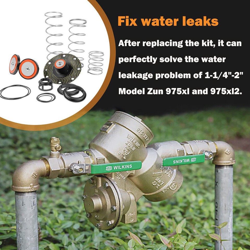 1-1/4”-2” Complete Repair Kit Replaces for Wilkins 975XL 975XL2 | eBay