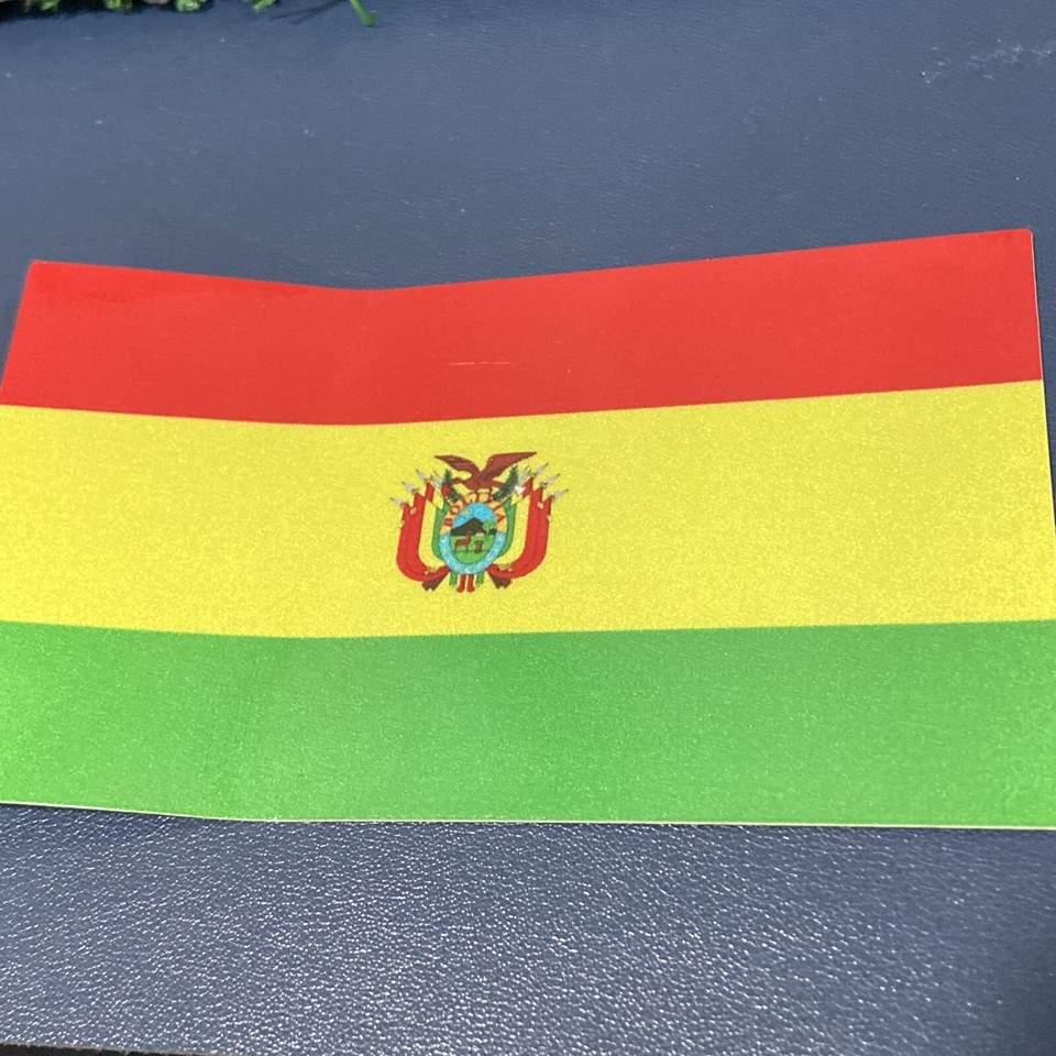 Bolivian Coat of Arms Cell Phone Car Number Sticker Bolivia flag X5 Lot ...