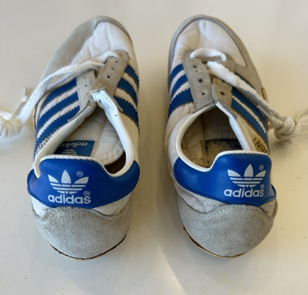 ADIDAS Sprint Spike Track Shoes 1980s Vintage Rare New ADIDAS Sprint Spike Track Shoes 1980s Vintage Rare New