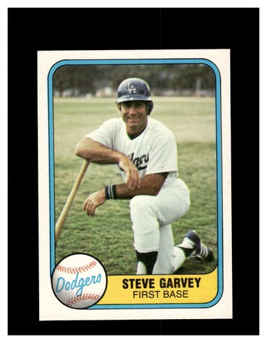 Los Angeles Dodgers Steve Garvey Fleer Baseball Near Mint or Better | eBay