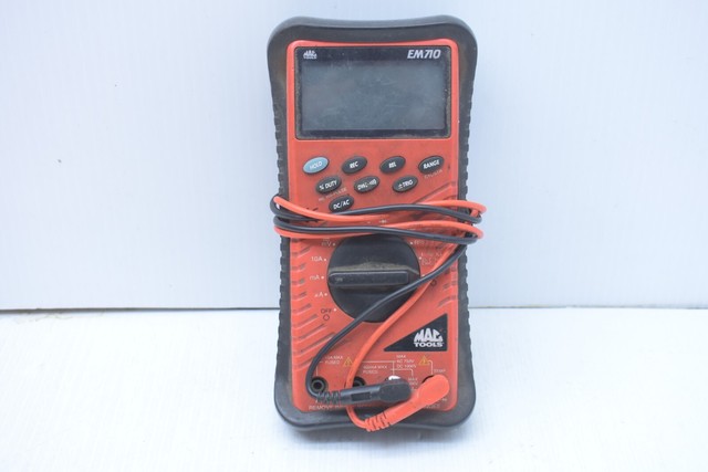 Mac Tools EM710 Digital Automotive Multimeter Backlit Display for sale ...