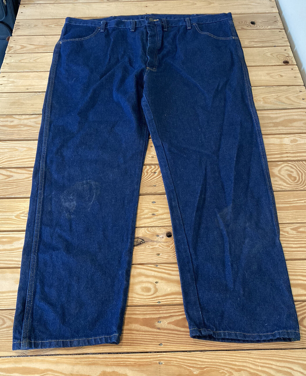 Rustler Men’s Straight Leg Jeans size 48x30 Blue D3 | eBay