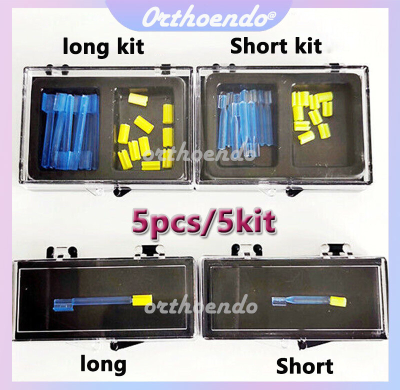 Overdenture Attachment Dental Implant Blue Bar Yellow Clips Bolt ...