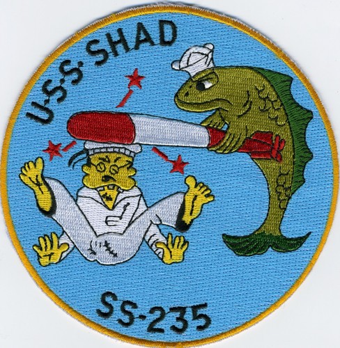 USS SHAD SS 235 - BCPatch Cat. No. B538 | eBay