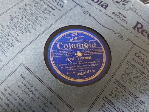 Georges Thill, Maurice Faure – Pensée D'Automne / Ninon - 12" 78 VINYL ...