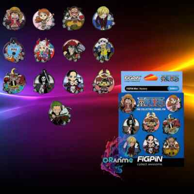 FiGPiN - Mystery Mini Pin Series 3 - One Piece - 1 Mystery Enamel Pins ...