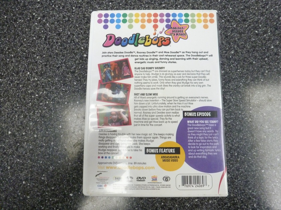 The Doodlebops Volume 4, DVD, Abraca-Deedee It's magic | eBay