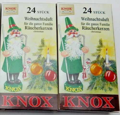 2 BOXES Knox Christmas Scent Medium Incense Cones for Smokers Made in ...