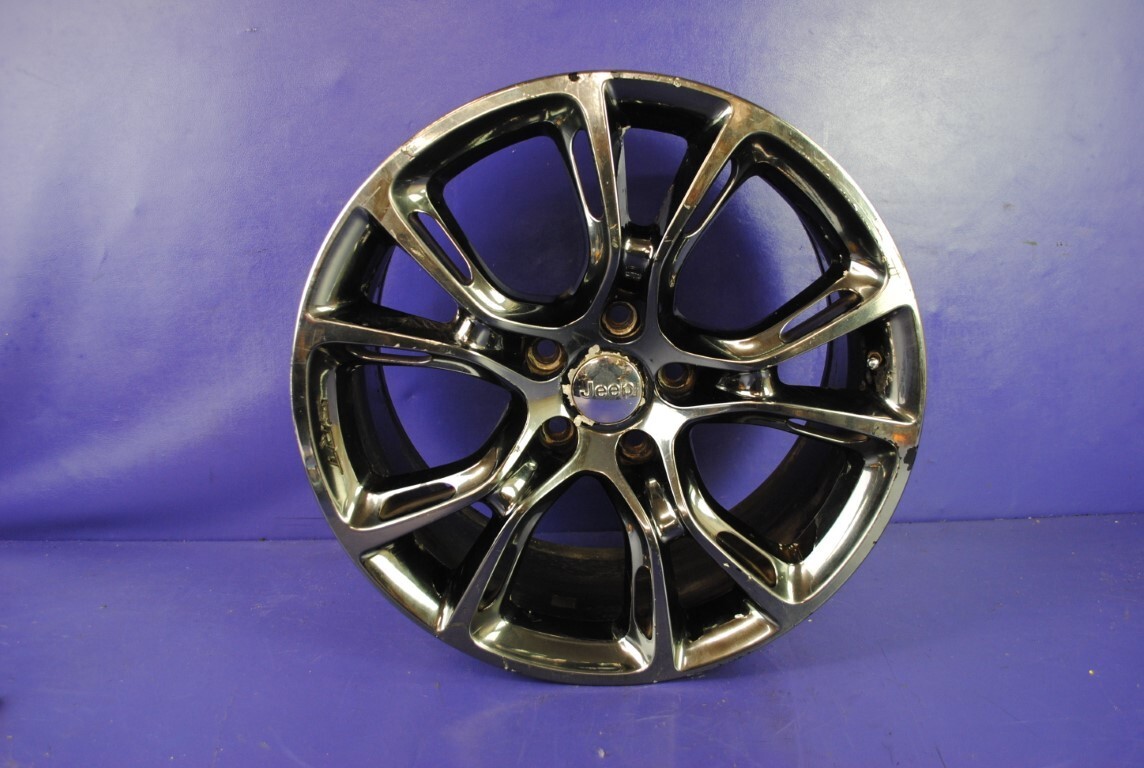 14-16 Grand Cherokee SRT 20" Rim 20x10 Alloy Wheel 10 Spoke TPMS Black ...