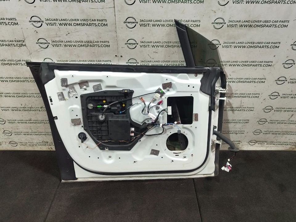 TESLA MODEL X 75D N/S PASSENGER SIDE LEFT FRONT DOOR WHITE PPSW ...