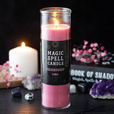 Friendship Floral Magic Spell Tube Candle | eBay