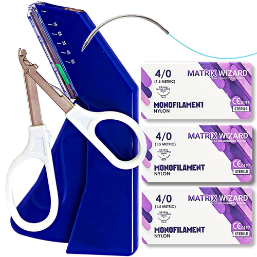 Advanced Practice Suture Kit - Training Sutures with Needle plus ...