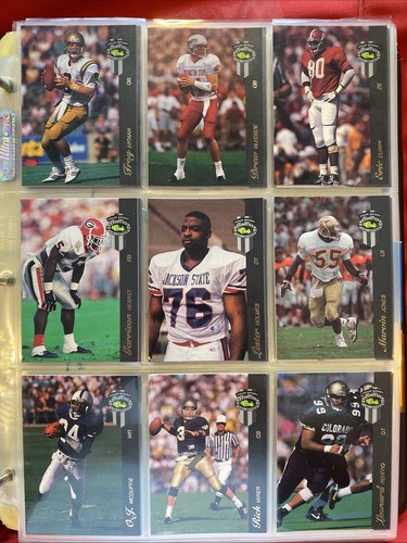 1993 Classic McDonald's Football 4 Sport Complete Insert Set 1-35 ...