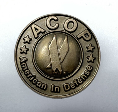 Vintage ACOP American In Defense Pin - Tie Tack - Military Lapel Flair ...