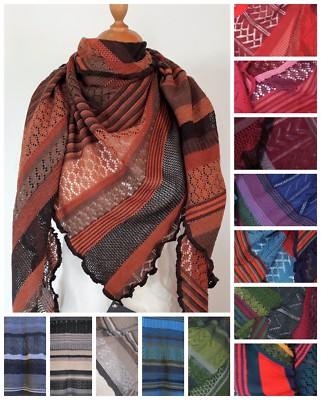 INVERO Dreieckschal Wolle ( Merino Schurwolle ) Schal Wollschal Tuch ...