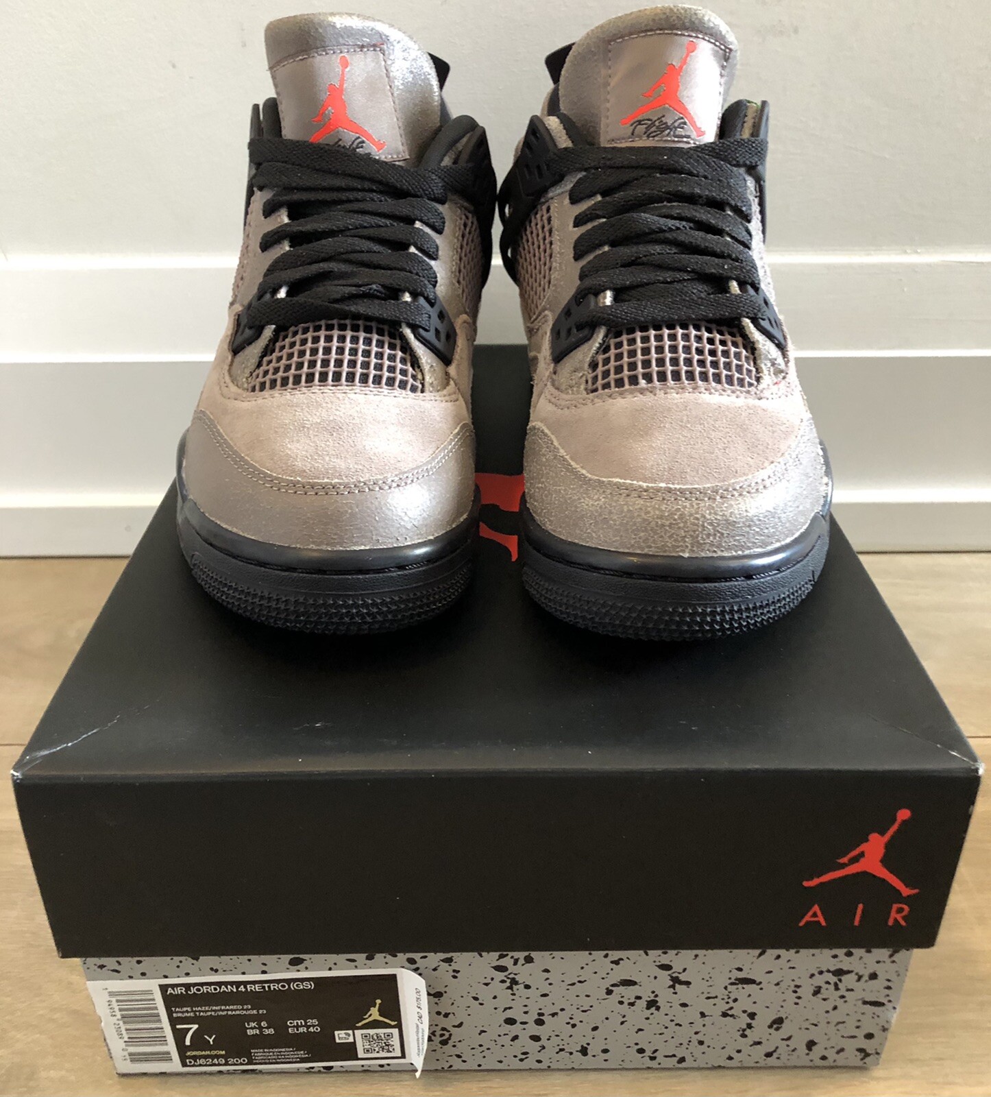 NEW Nike Air Jordan 4 Taupe Haze Tan Brown 2021 (Size US GS 7 ...