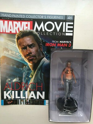 MARVEL MOVIE COLLECTION ISSUE 46 ALDRICH KILLIAN EAGLEMOSS FIGURINE ...