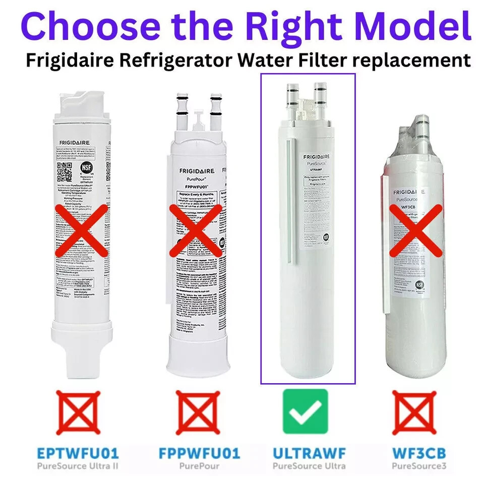 4 Pack Brand NEW ULTRAWF Frigidaire Ultra PureSource Refrigerator Water ...