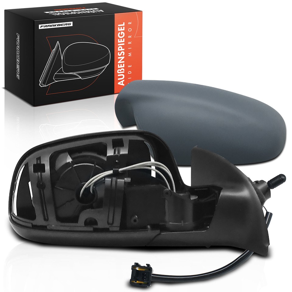 Miroir Latéral Droit Convexe Manuel Pliable Peinturable Pour Peugeot ...