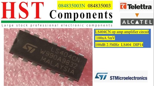 25x LS404CN Op Amp Amplifier Circuit 100nA 5mV 100dB 2.5MHz DIP14 0°+70° C | eBay Australia