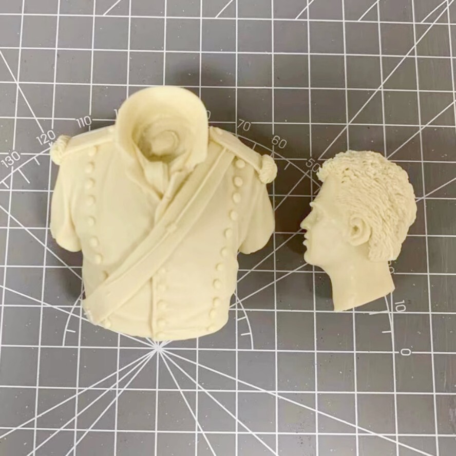 1/10 resin bust figure model Bust of Young European General unassembled ...