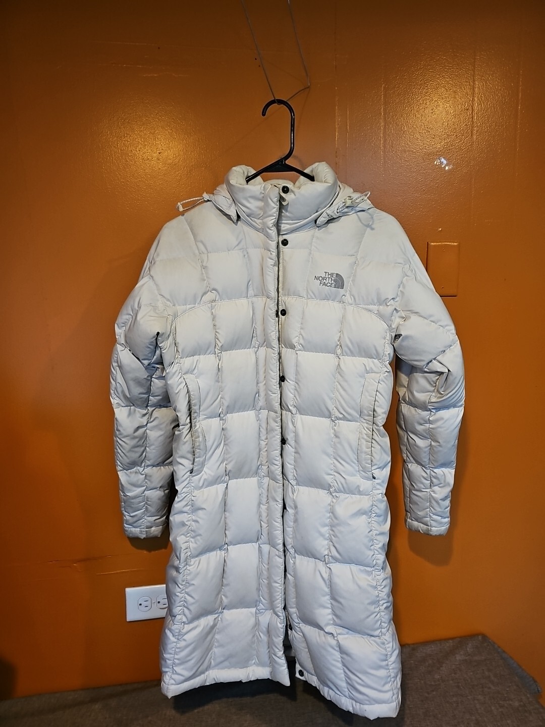 white North Face 600 down Puffer Jacket Girl Large - Gem