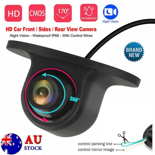 12V Car Rotate HD Rear View Reverse Backup Camera Night Vision ...
