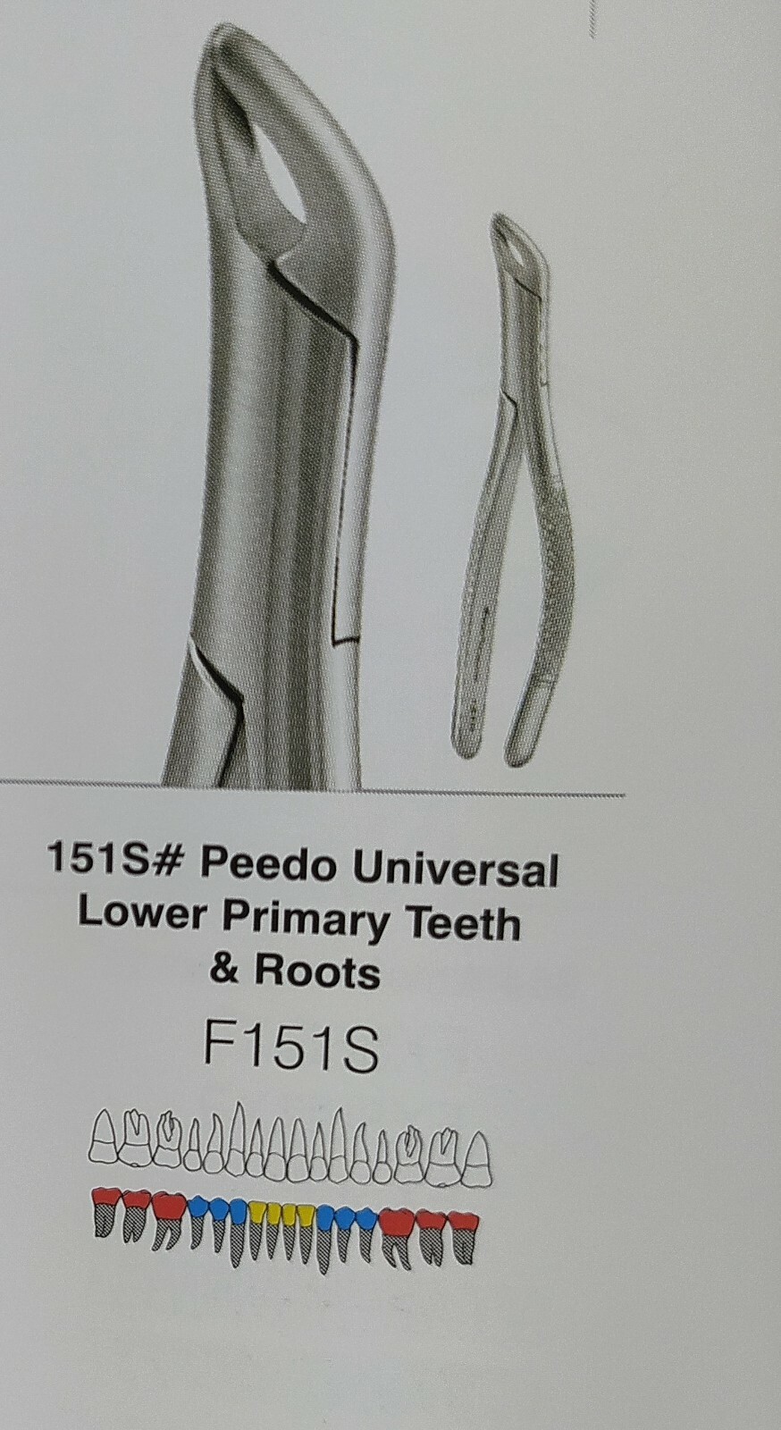 GDC American Pattern Peedo Universal Extraction Forceps F151S - La Paz ...