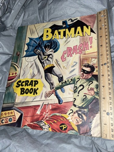 VINTAGE BATMAN 1966 1960’s ‘66 Sixties SCRAP BOOK Riddler Robin Rare ...