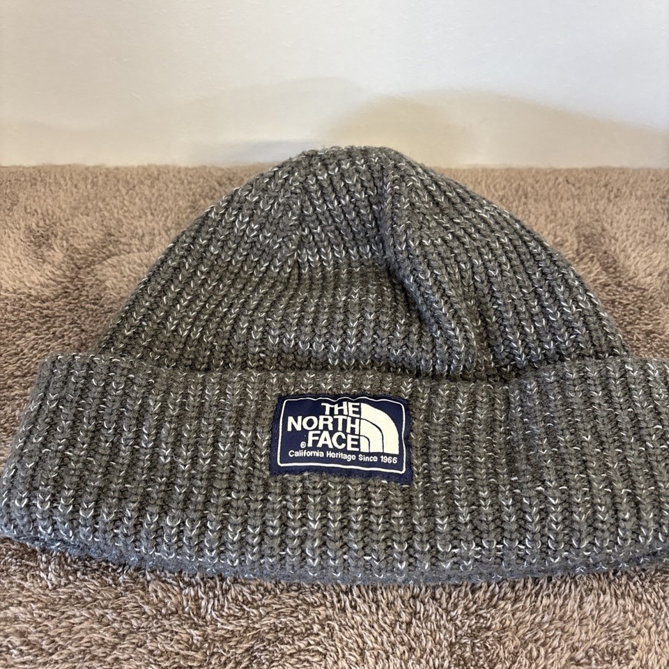 The North Face Unisex Gray Stocking Cap One Size Fits Most | eBay