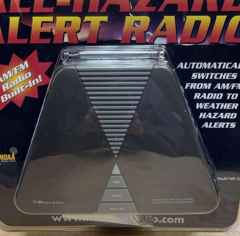 NEW Midland NOAA All Hazard Alert Weather Radio Portable Emergency AM ...