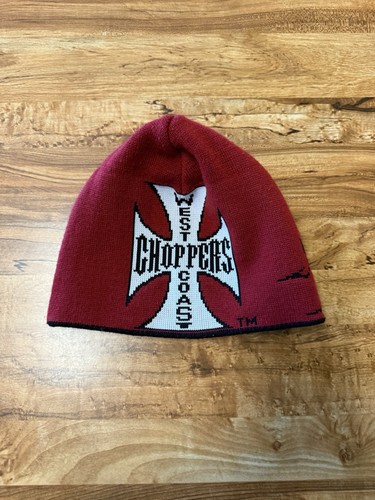 Vintage West Coast Choppers Jesse James Beanie Cross Script Knit 90s ...