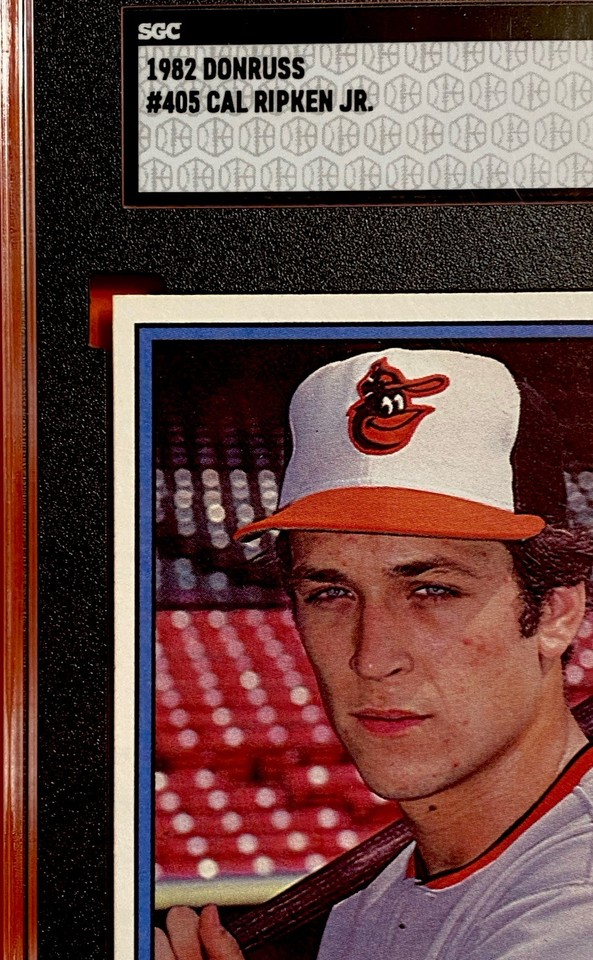 Cal Ripken Jr. 1982 DONRUSS RC SGC 9 MINT & CENTERED W/SCRATCH FREE ...