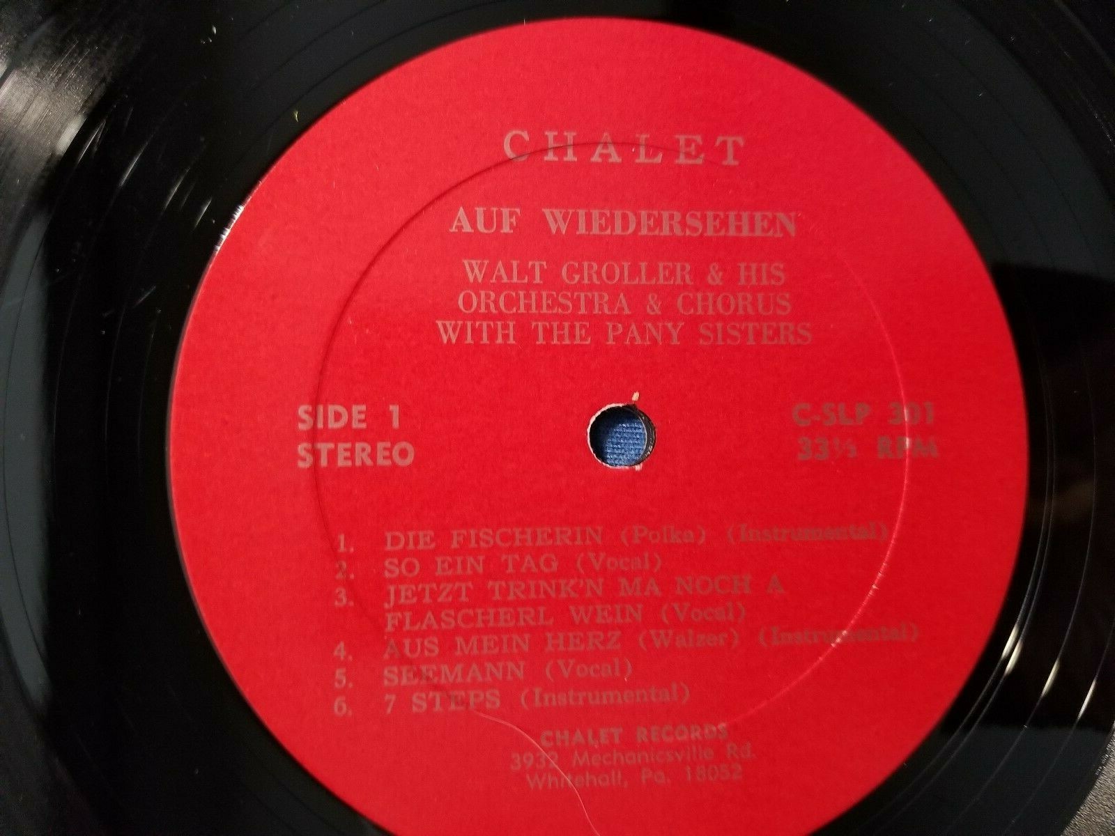 LP Walt Groller Orchestra 'auf Wiedersehen' slp301 stereo | eBay