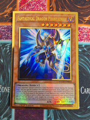 Yu-Gi-Oh! TCG Fantastical Dragon Phantazmay MAGO-EN018 Premium Gold 1st ...
