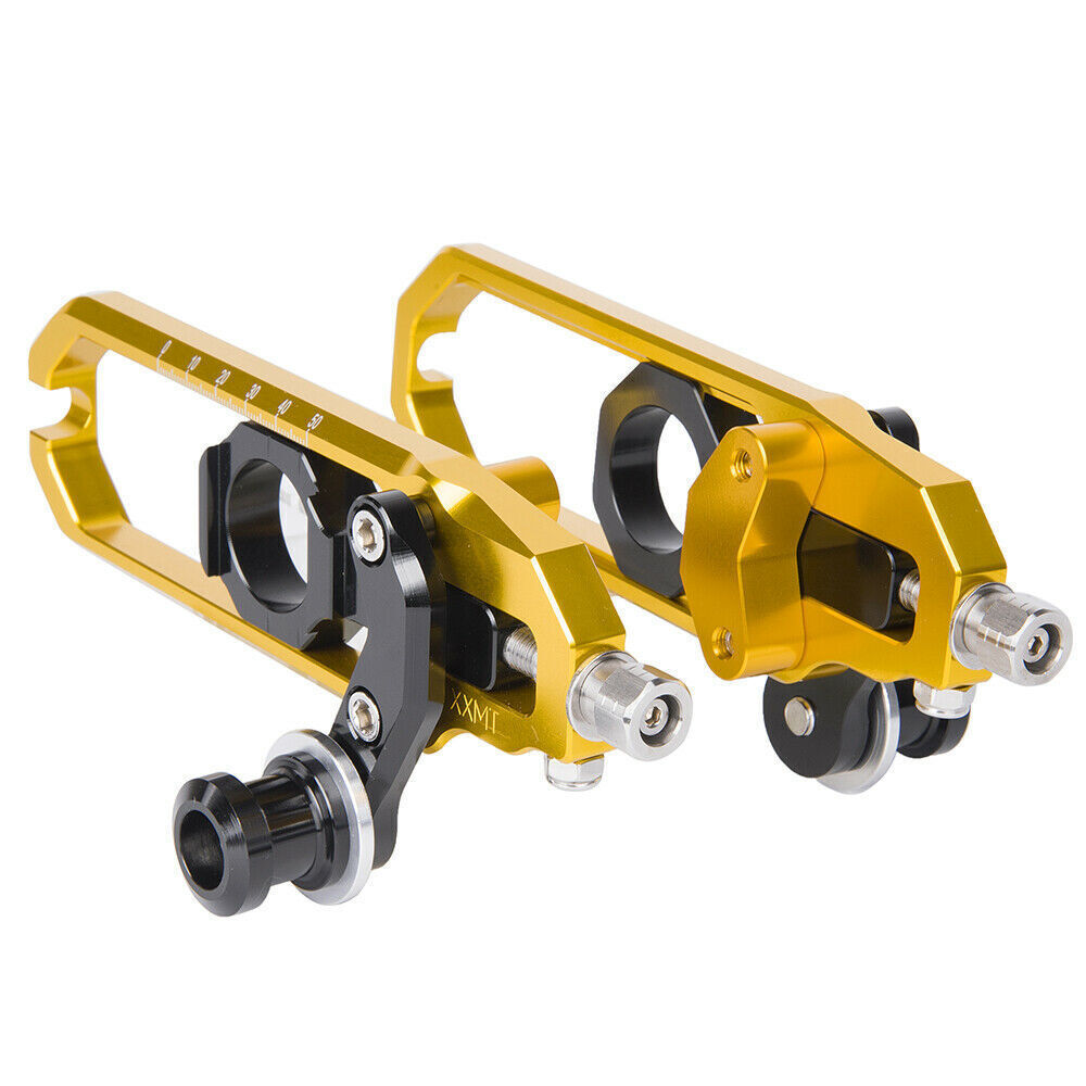 Chain Adjuster Axle Block Tensioner Gold Fit For BMW S1000RR 2009-2014 ...