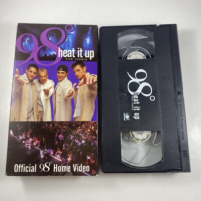 98 Degrees Heat It Up 1999 VHS Official 98 Degrees Home Video Concert ...
