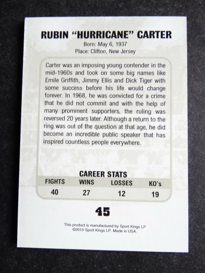 2011 Ringside Boxing Round One Gold Cards Complete Your Set U Pick List ...