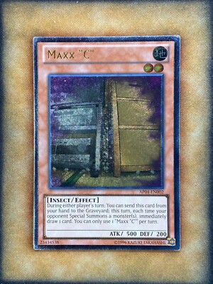 Yugioh Maxx “C” AP04-EN002 Ultimate Rare LP | eBay