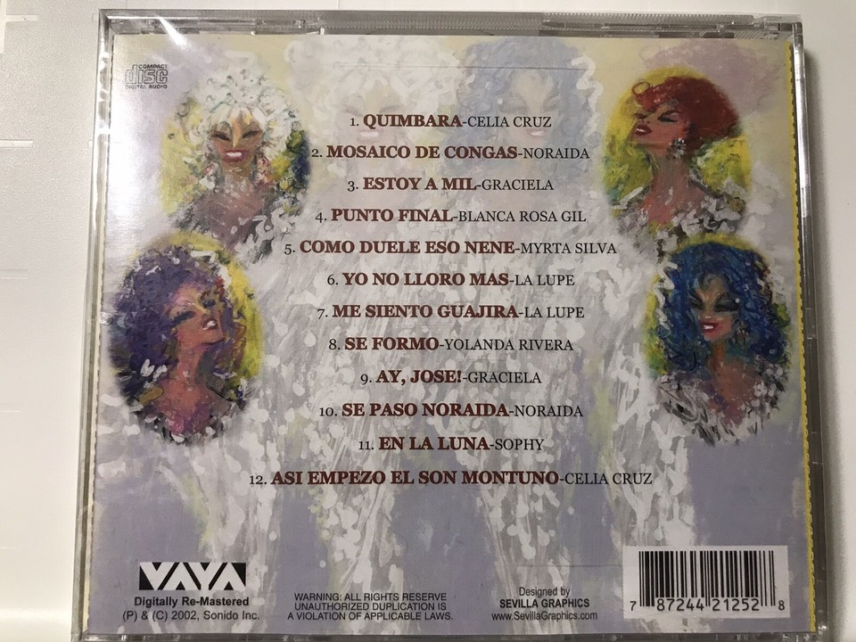 rare CD Salsa Graciela La Lupe Noraida Sophy Myrta Silva Yolanda Rivera ...