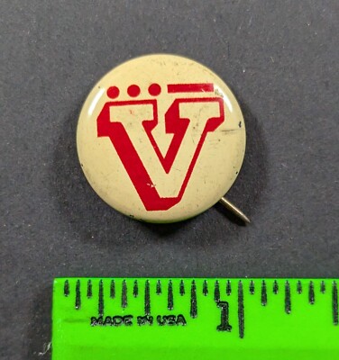 Antique V Morse Code Military WWI Pinback Pin | eBay