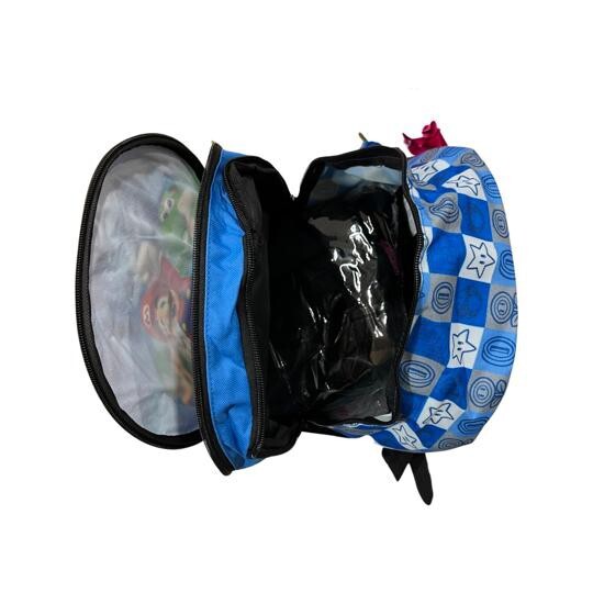 Super Mario Backpack For Kids And Adults, Blue And Black | eBay