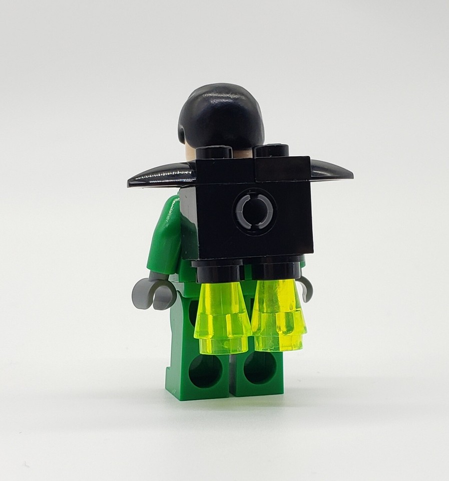 Lego The Riddler Minifigure w Jet Pack Backpack 7787 7785 DC Batman I ...