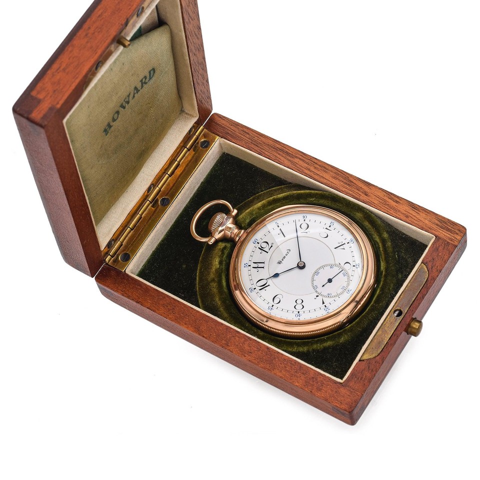 Antique Howard Watch Co. Gold Filled 23 Jewels Series 0 Pocket Watch | eBay