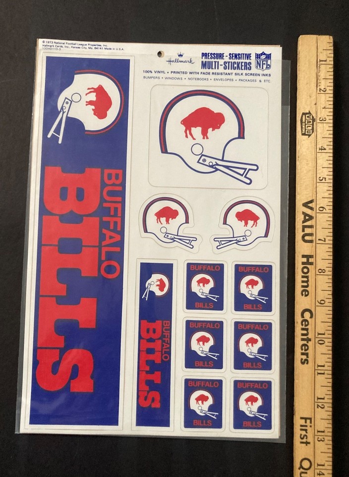 Vintage Buffalo Bills Hallmark Sticker Pack | eBay