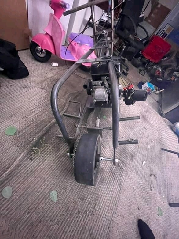 Mini Bike T Bars Conrad Stretched Frame 212 Predator PWK | eBay