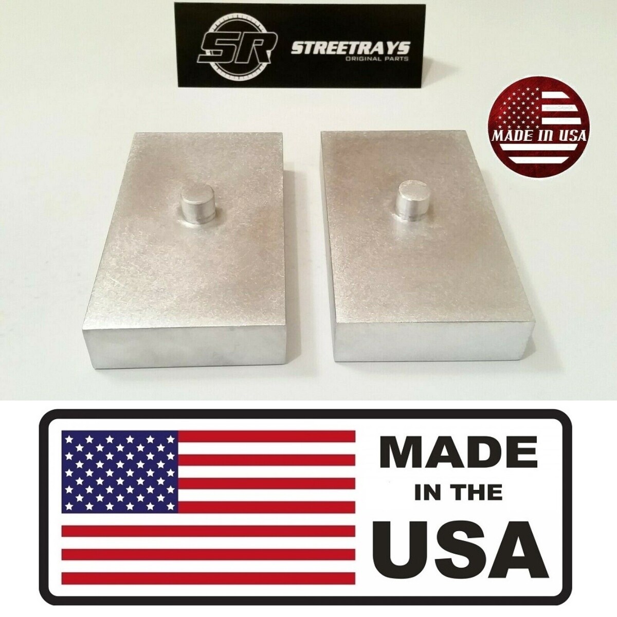 StreetRays 05-22 F250 & F350 SuperDuty (SD) 1" Rear Lift Blocks Kit 2WD ...